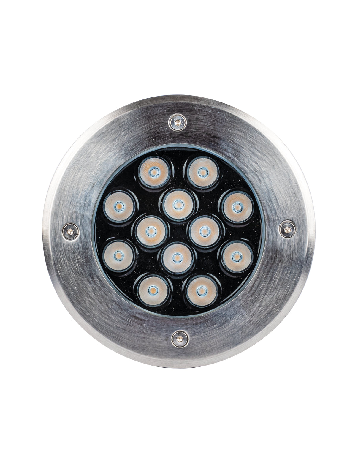 LUMINARIA EMPOTRADA A PISO LED 12W 3000K 85-265V 30° IP67 2KV IK08 ...