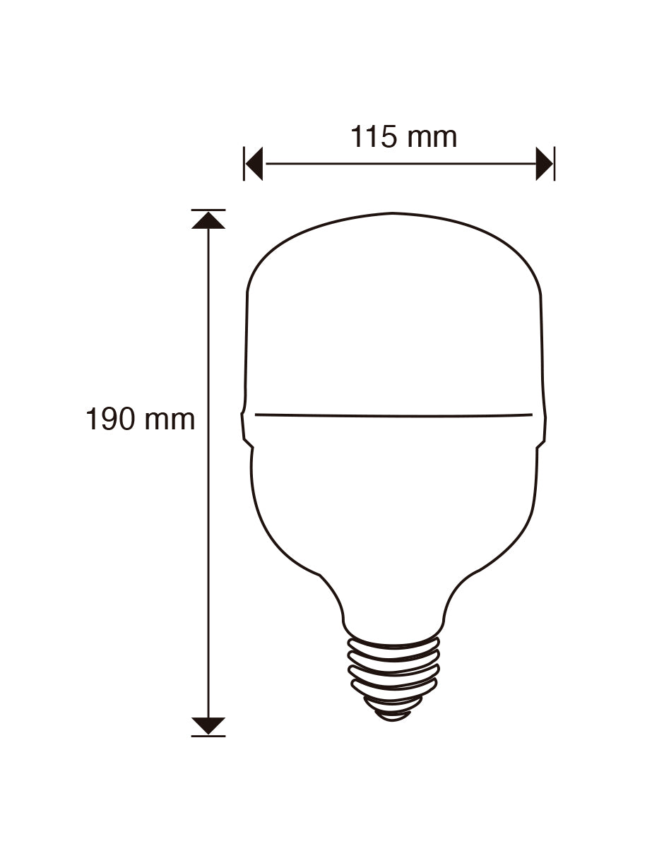 LÁMPARA LED ALTA POTENCIA OPALINO 50W 6500 100-240V E26 – Icon Iluminación